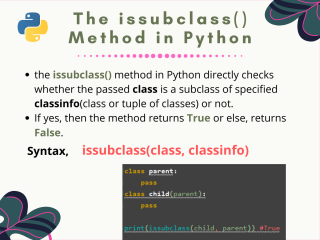 How the Python issubclass() Method works? - AskPython